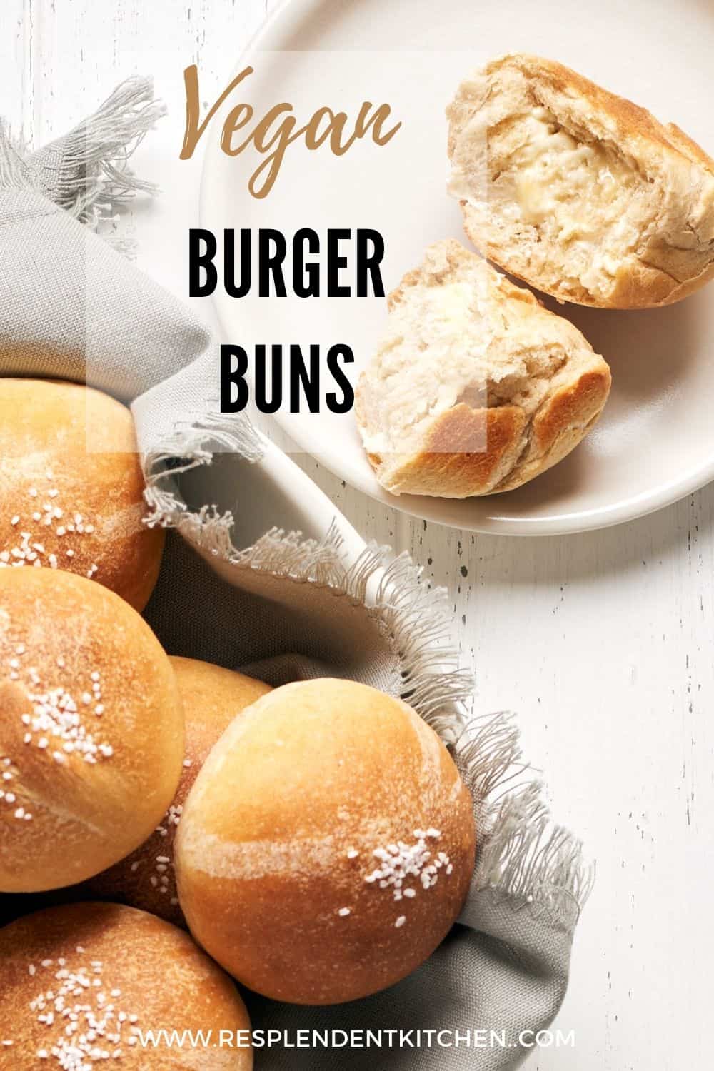 Vegan Burger Buns Recipe - Resplendent Kitchen