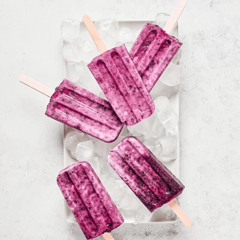 Vegan Cherry Coconut Popsicles (with Coconut Milk) - Resplendent Kitchen