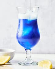 Refreshing Blue Lagoon Mocktail - Resplendent Kitchen