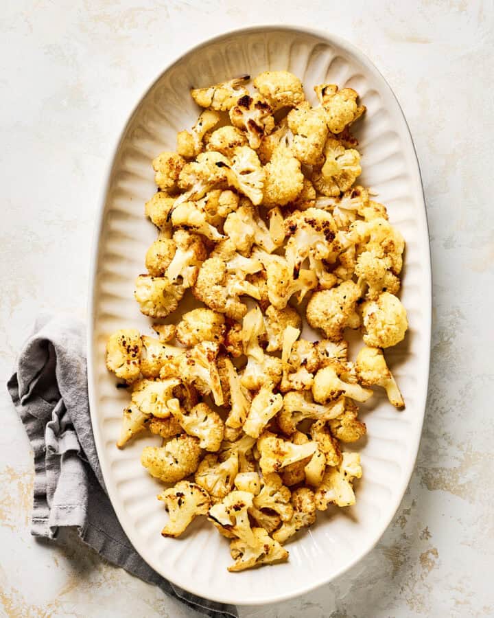 Oven Roasted Cauliflower Florets - Resplendent Kitchen